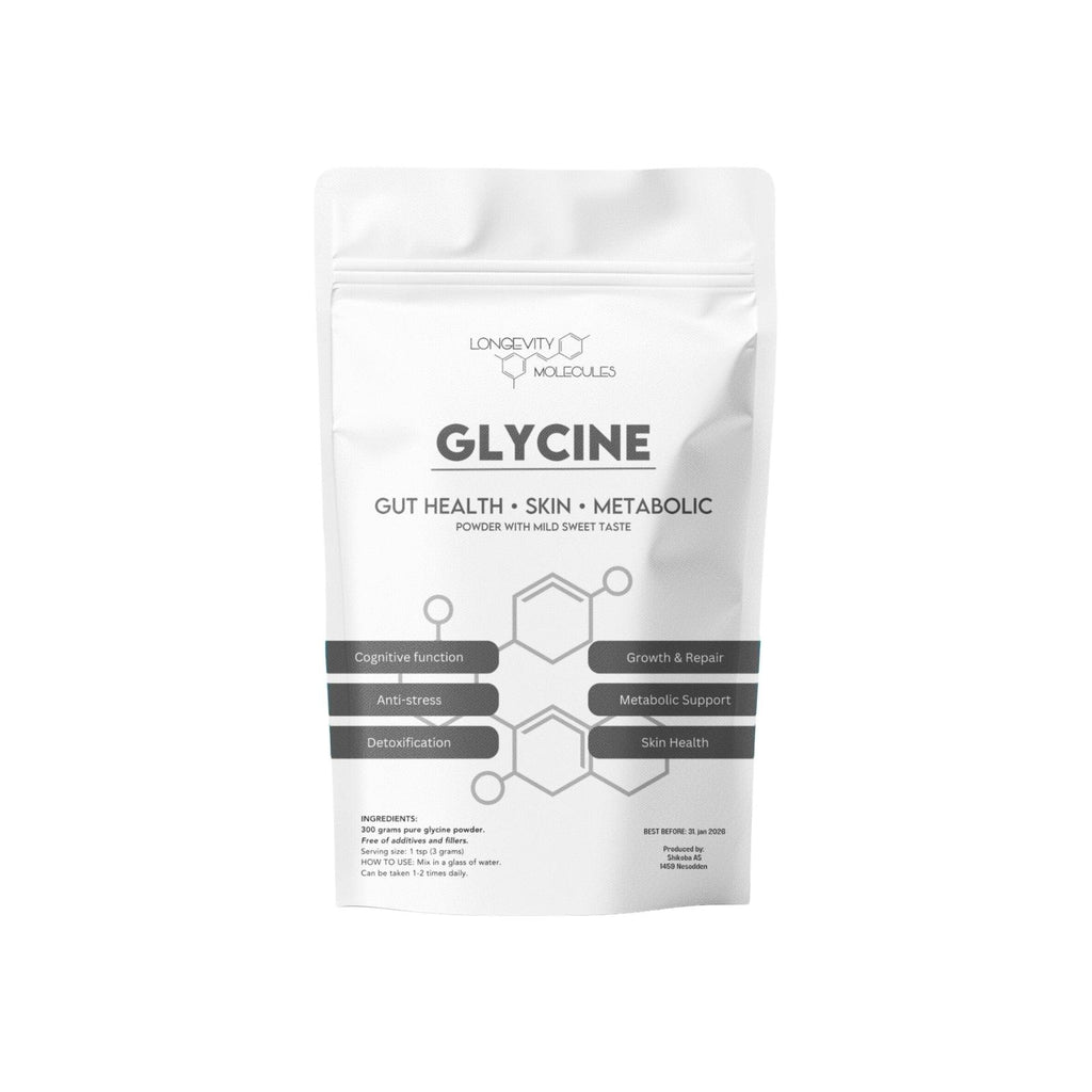 Longevity Molecules - Glycine pulver (glysin) 300g – Detox.no
