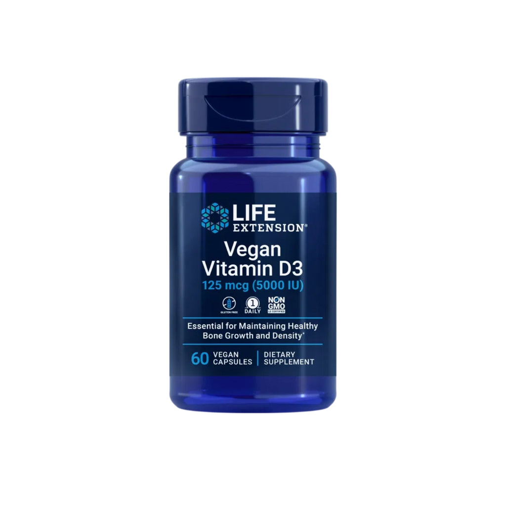 Life Extension - Vegan vitamin D3 (60 softgels) 5000 IU – Detox.no