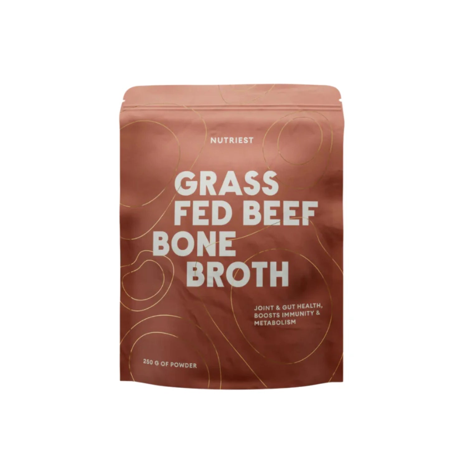 Nutriest - Gressforet Økologisk Bone Broth (250 g) Beinkraft pulver ...