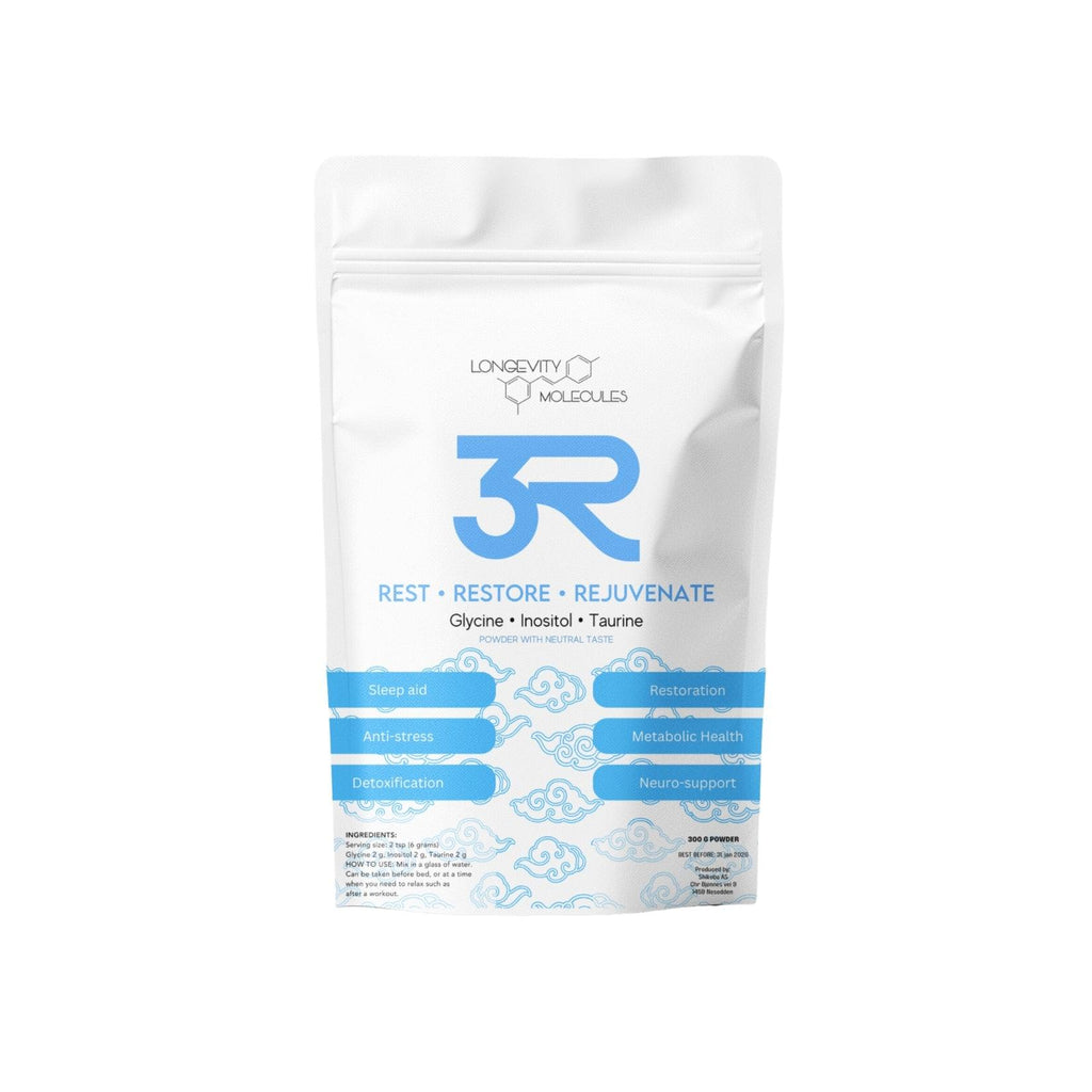 Longevity Molecules - 3R (Rest-Restore-Rejuvenate) 300g – Detox.no