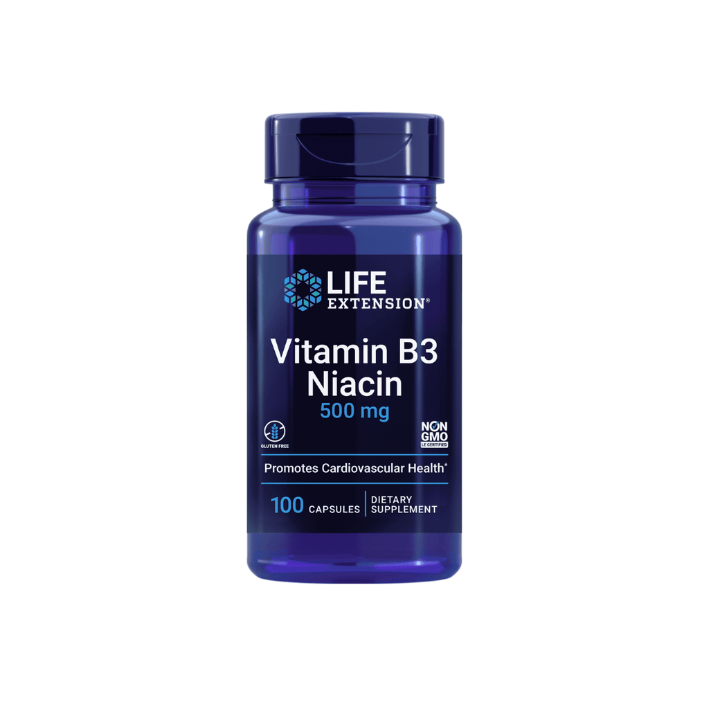 Vitamin B3 Niacin 500 mg | detox.no – Detox.no