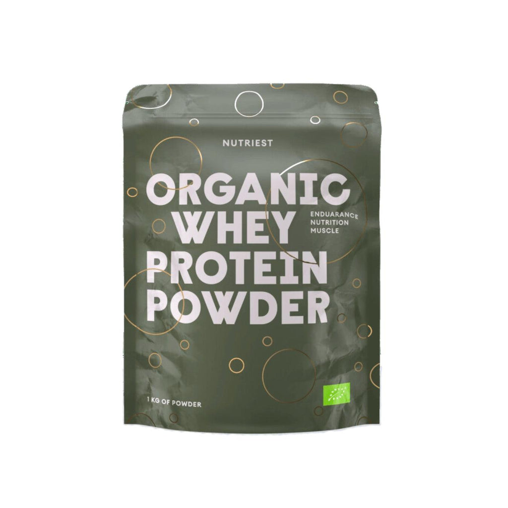 Nutriest - Gressforet Økologisk Whey Protein Pulver 1 kg – Detox.no