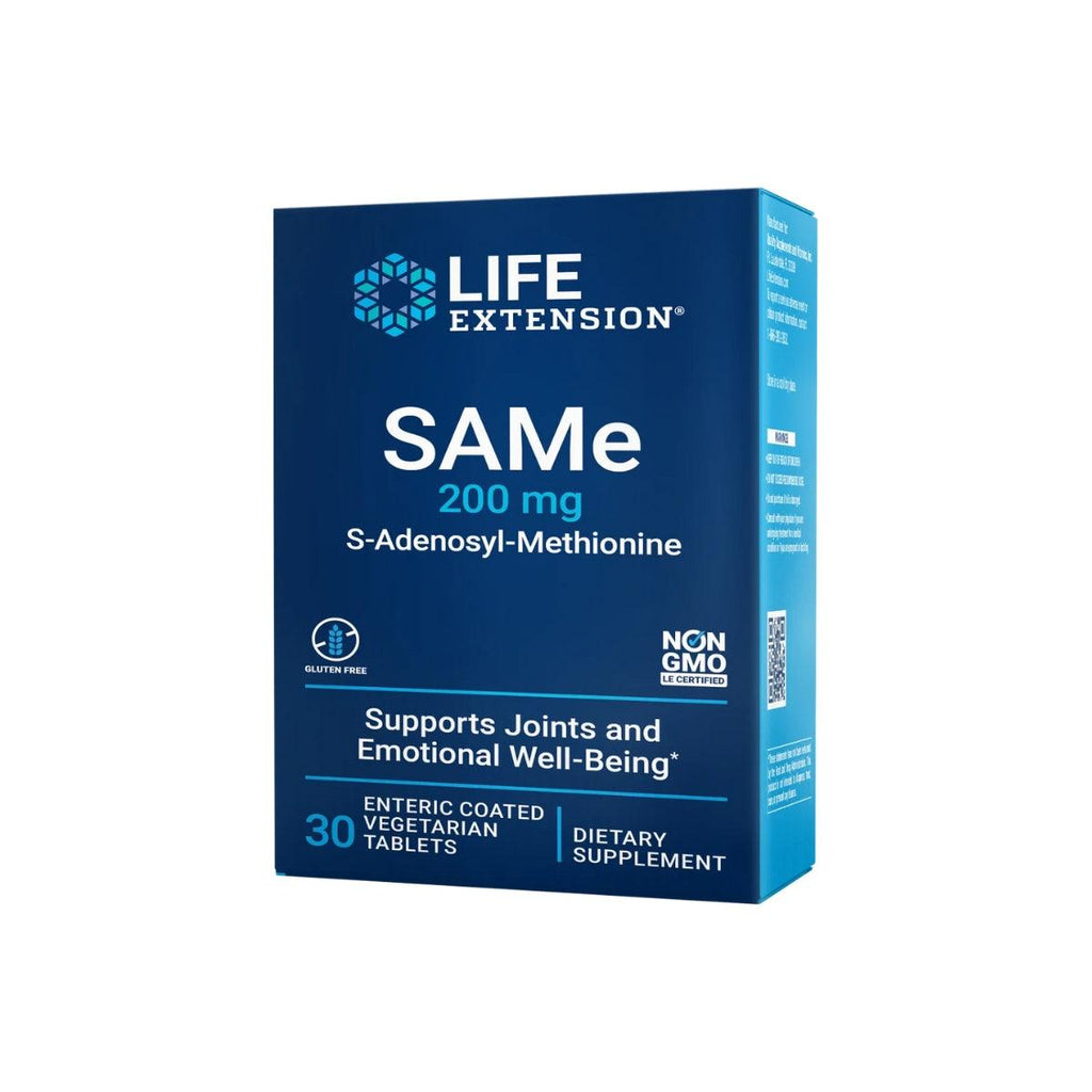 Life Extension - SAMe 200 mg 30 tabs (metyleringsstøtte) – Detox.no